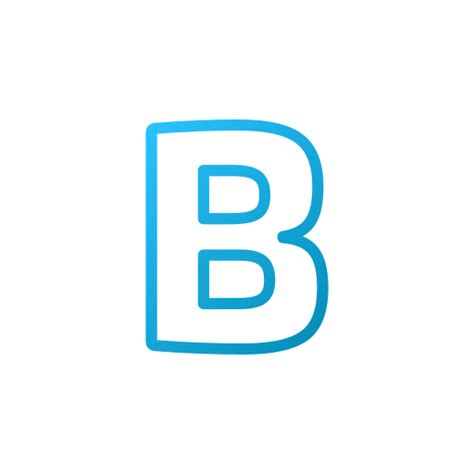 Letter B Generic Gradient Icon