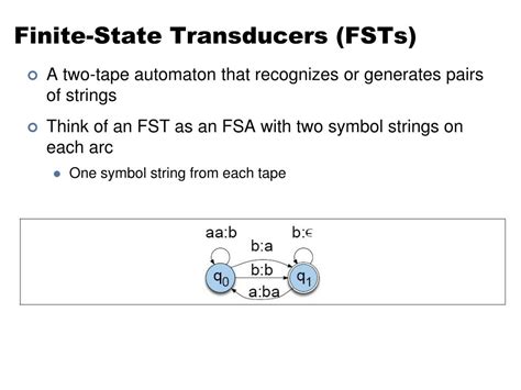 Ppt Finite State Morphology Powerpoint Presentation Free Download Id 2739960