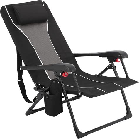 Outdoor Folding Chaise Lounge Chair Supports Up To 330lbs