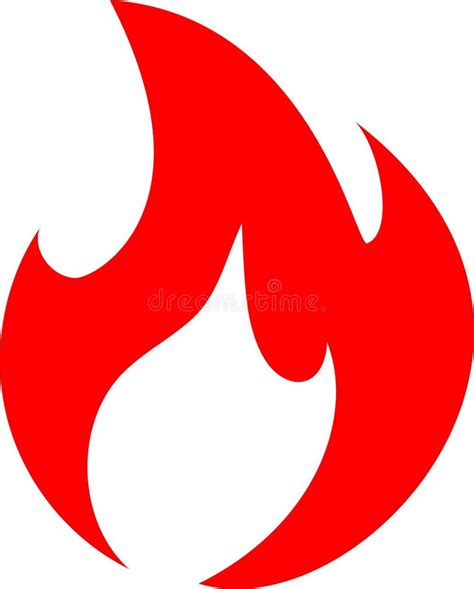 Fire Red Flames Icon Flames Bonfire Fire Logo Design Vector
