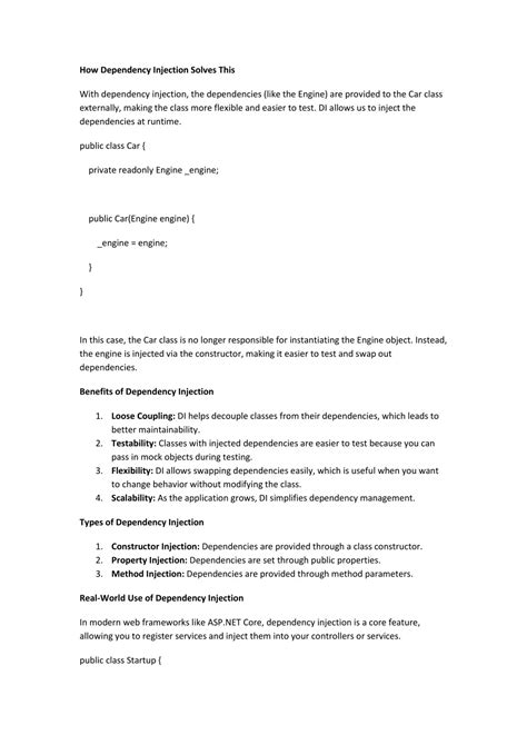 Ppt Understanding Properties Methods Dependency Injection And Api Measurement Powerpoint