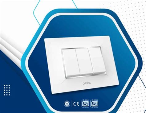 White 16A Electric Switch At 13 5 Piece In Morbi ID 2851788487897