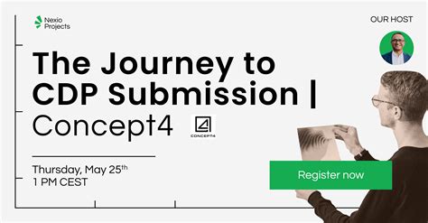 On Demand Webinar The Journey To Cdp Submission With Concept4