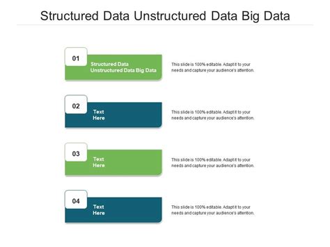 structured data unstructured data big data ppt powerpoint presentation
