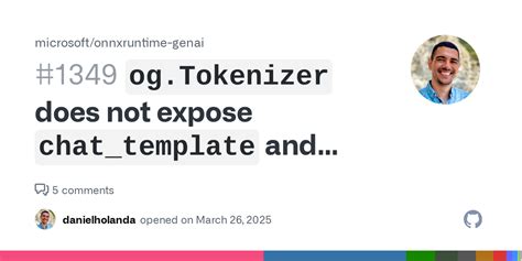 `og tokenizer` does not expose `chat template` and other desirable