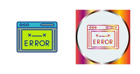Icono De Vector De Código De Error 29741701 Vector En Vecteezy