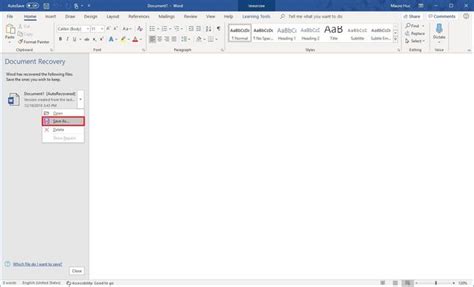How To Recover Unsaved Documents In Office Windows Central