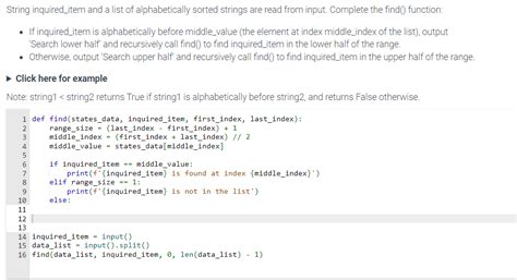 Solved In Pythonstring Inquireditem And A List Of