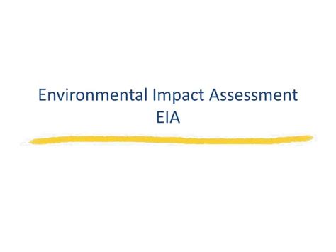 Baseline Study For Eia Pdf