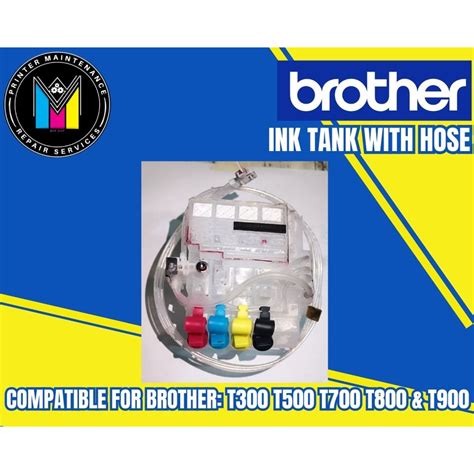 Original Brother Ink Tank With Hose Compatible For Brother T T T T T Printer