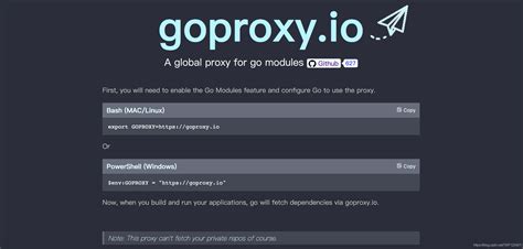 【go第三方包代理】go第三方包代理设置 — goproxy go代理 csdn博客