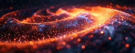 Premium Photo Cosmic Swirls Of Data Forming Intricate Galaxies Background