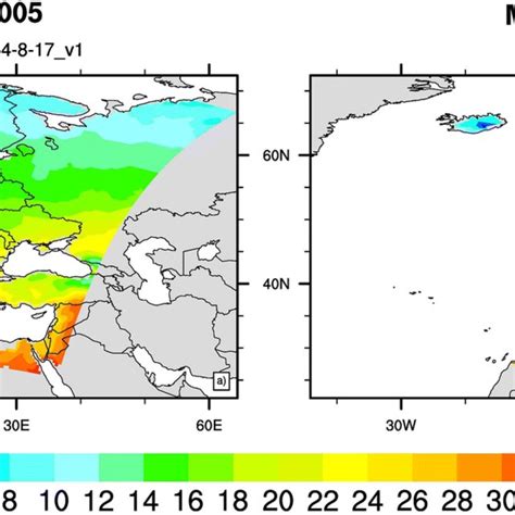 Mean Of The Model Combination Mpi M Mpi Esm Lr Clm Cclm4 8 17 V1 And