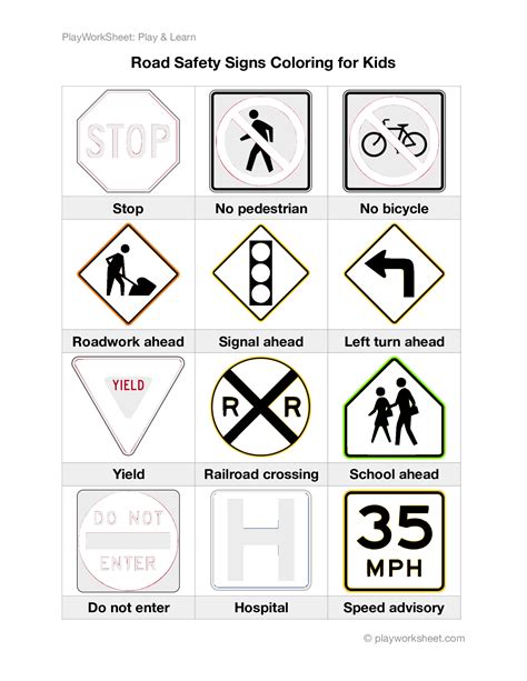 Traffic Signs Printables