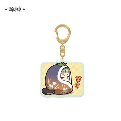 Genshin Impact Chibi Stickers Acrylic Keychain Sayu Newnewonline