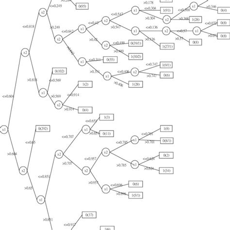 5 the decision tree generated form the c5 0 algorithm for example 1 and