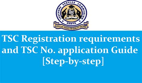 How To Complete Your Tsc Number Application And Check Your Registration Status