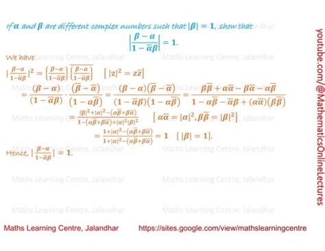 class 11 chapter 5 complex numbers and quadratic equations modulus and