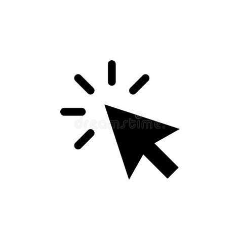 Click Icon Pointer Arrow Icon Cursor Icon Vector Stock Vector