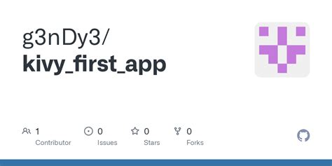 Github G3ndy3kivyfirstapp