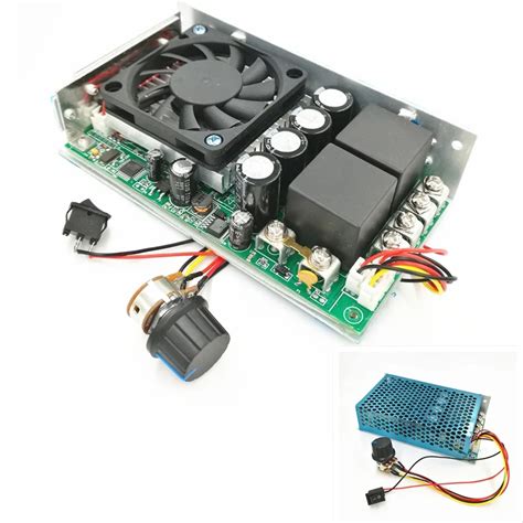 Newest V DC A W Programable Reversible DC Motor Speed Controller PWM Control
