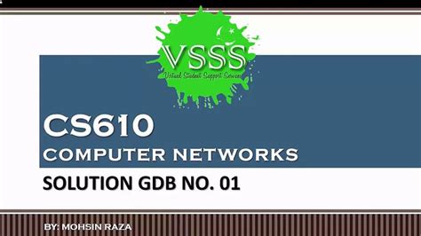 Solution Gdb No 1 Cs610 Computer Networks Spring 2018 Visit Our