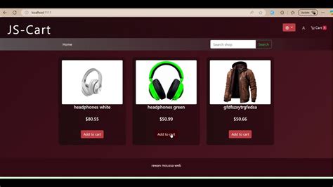 Ecommerce Nodejs Express Mongodb Handlebars Webdevelopment Rewan Moussa
