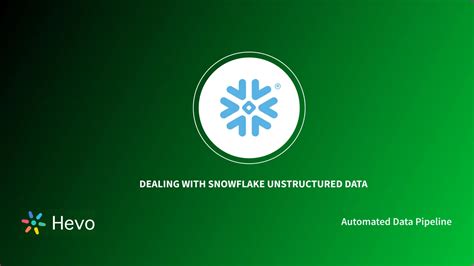 What Is Snowflake Unstructured Data Hevo