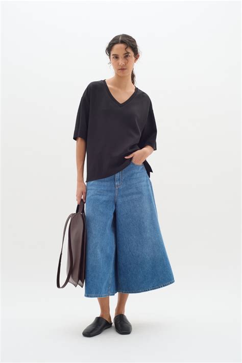 Inwear Liva Culotte Jeans Medium Blue Suser I Sivet Klær Sko Og