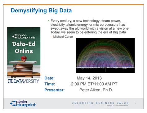 Data Ed Demystifying Big Data Ppt