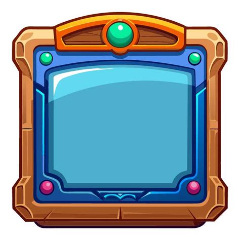 Customizable Game Ui Window Vector For Immersive Interface Design