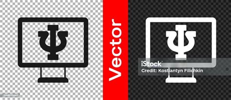 투명한 배경에 고립 된 블랙 온라인 심리 상담 거리 아이콘 심리 치료 심리적 도움 정신과 의사 온라인 컨설팅 벡터 가공의 인물에