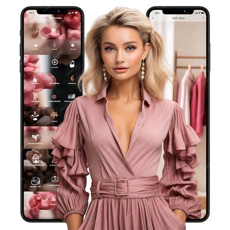 Premium Ai Image Mobile App Design Of Fashion Personal Stylist App Design Mobile App Design
