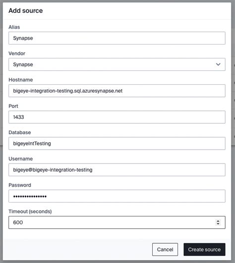 Connect Azure Synapse
