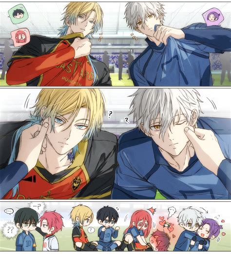 Isagi Yoichi Nagi Seishirou Michael Kaiser Mikage Reo Chigiri Hyoma And 3 More Blue Lock