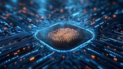 Intricate Electronic Circuitry Highlighting Advanced Technology And