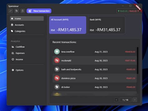 I Built An Offline First Desktop App To Track My Expenses And Soon For Budget Tracking R