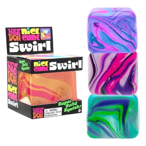 Nee Doh Nice Cube Swirl Fun Fidgets Sensory Toys And Fidgets