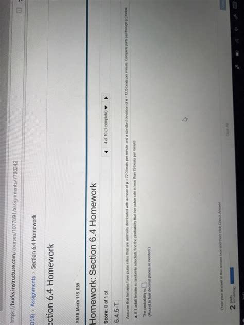 Solved Assignments Section Homework Ection Chegg Com