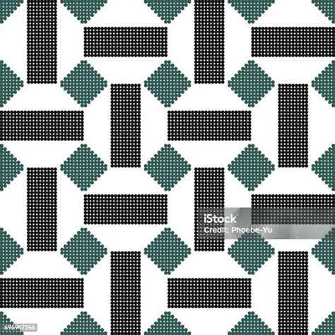 하프톤 다채로운 완벽 한 복고풍 패턴 형상 사각형 다각형 체크 크로스 0명에 대한 스톡 벡터 아트 및 기타 이미지 0명 고풍스런 곡선 Istock