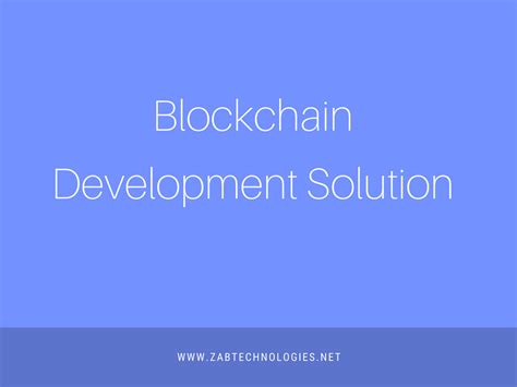 Zabtechnologies Blockchain Development Company On Tumblr
