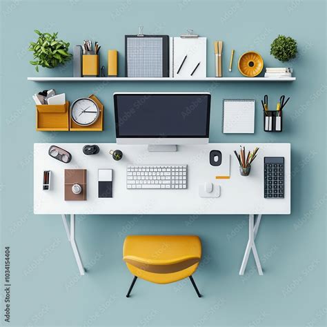 Detailed Schematic Of Ergonomic Workstation Setup For Worker Safety