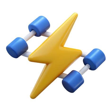 Signature Abstract Three Connected Lines Forming A Lightning Bolt Crisp Edges Flat Color