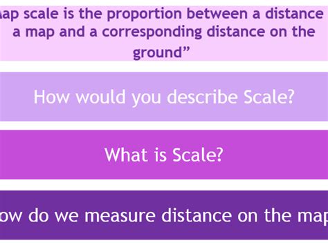 Map Skills L4 Scale Lesson And Resources Teaching Resources