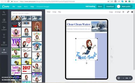 Creating A Newsletter In Canva