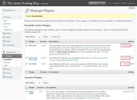 Installing Wordpress Plugins To Extend And Enhance Your Blog