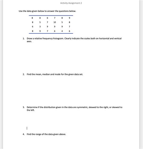 Solved Activity Assignment 2 ﻿activity Assignment 2[que 4