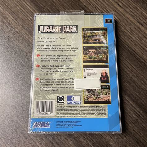 Jurassic Park Sega Cd 1993 For Sale Online Ebay