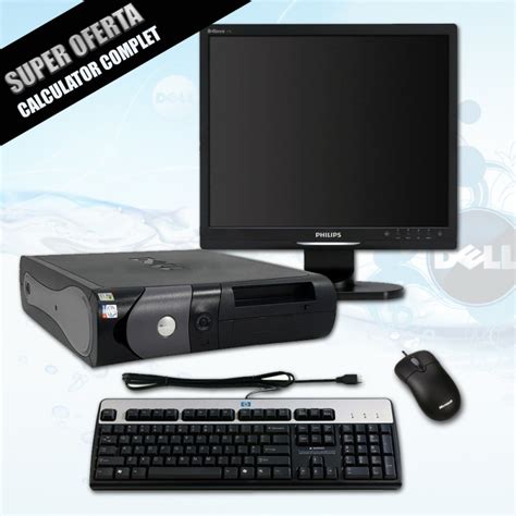 Calculator Complet Intel Pentium 4 1gb Ram 80gb Hdd Dvd Monitor Lcd 17