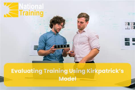 Evaluate Training With Kirkpatricks Model